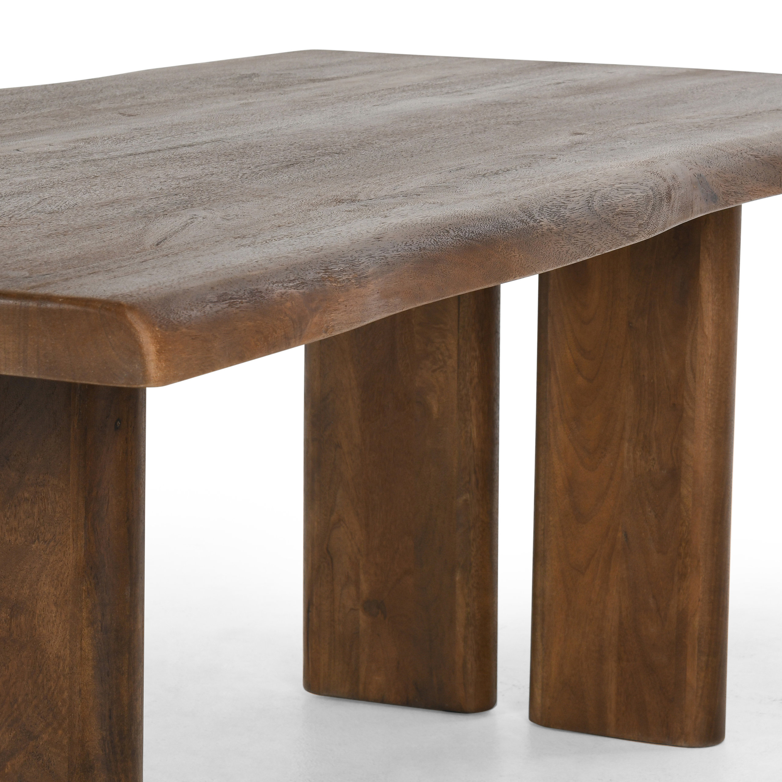 Holmes 80" Mango Wood Dining Table, Brown - Transitional - Dining ...