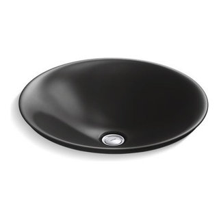 Kohler Carillon Round Wading Pool Bathroom Sink - Contemporary ...
