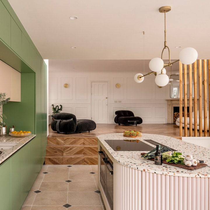 75 Beautiful Kitchen with Terrazzo Benchtops Ideas & Designs - December ...