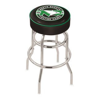 Holland L7C1 North Dakota 25" Double-Ring Counter Stool - Chrome ...