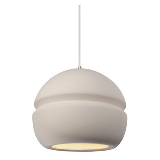 Radiance Sphere 1-Light Small Pendant, Bisque, E26 - Contemporary ...