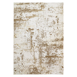 Dynamic Rugs Navi Frieze Area Rug, Beige/Taupe, 5.3x7.3' - Contemporary ...