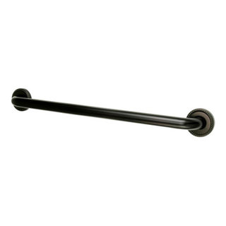 Kingston Brass DR81432 Roped 32" Grab Bar - Grab Bars - by Buildcom | Houzz