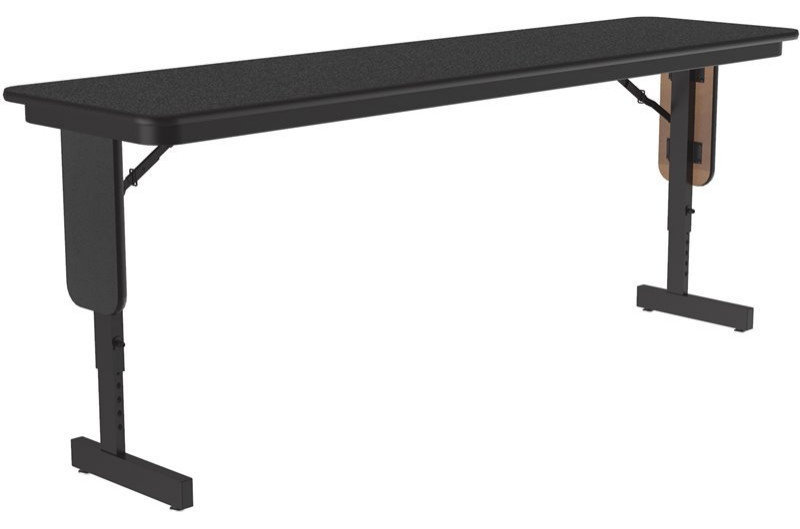 Correll Adjustable Height 3/4" High Pressure Folding Seminar Table ...