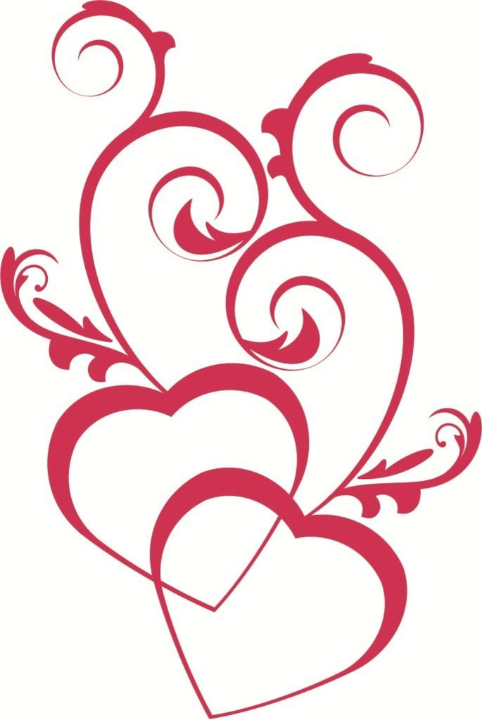 Love Heart Decal, 20x10", 20X10 - Contemporary - Wall Decals - by ...