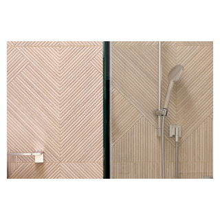 Serenity Indian Wells luxury mansion modern shower wall detail - Modern ...