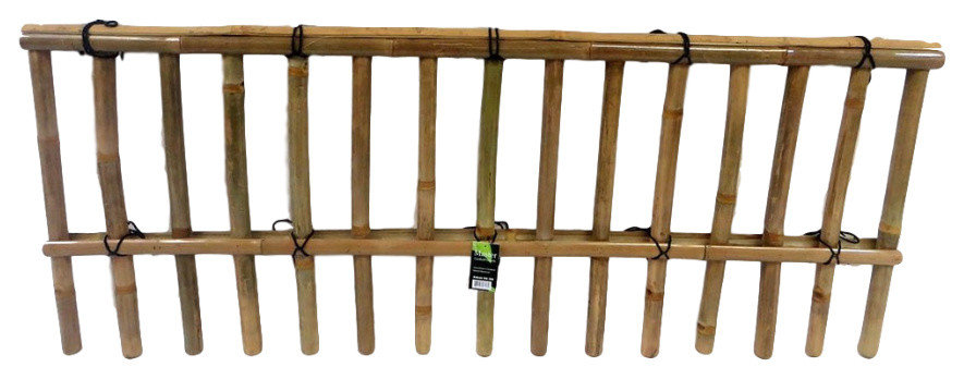 Kinkakuji-gaki Bamboo Pedestrian Fence - Asian - Home Fencing And Gates ...