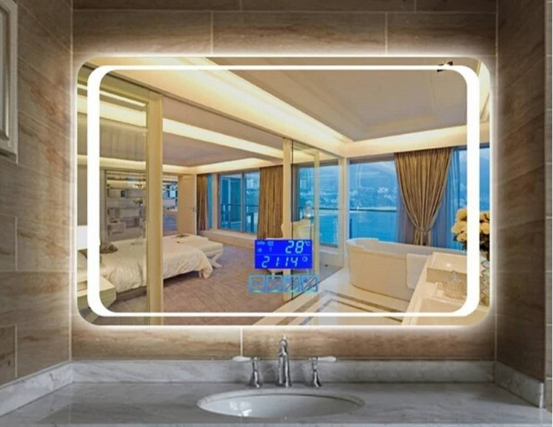 Infinity Rectangle LED Mirror - Modern - Bathroom Mirrors - by Infinity ...