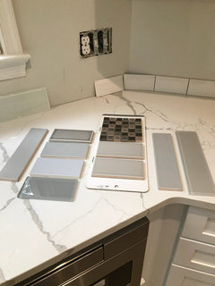 need help deciding on which backsplash looks best with calacatta laza