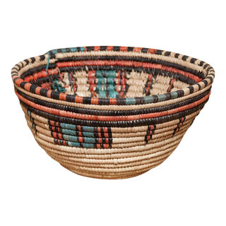 Anaguta Woven African Basket - Tropical - Baskets - by De-cor | Houzz