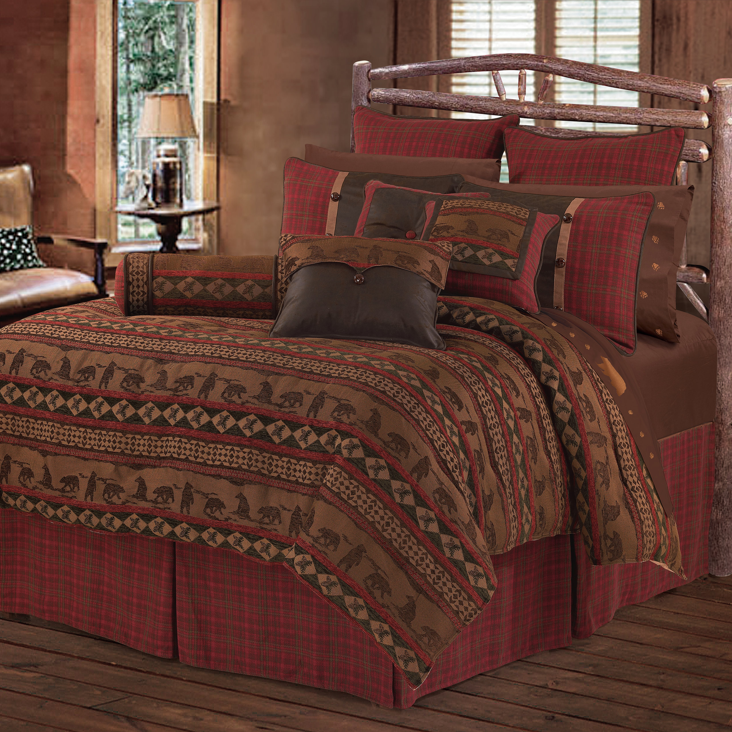 Cascade Lodge Bedding Set, Twin - Rustic - Comforters And Comforter ...