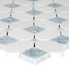 Azula Hatchwork Polished Marble Mosaic - Contemporary - Mosaic Tile ...