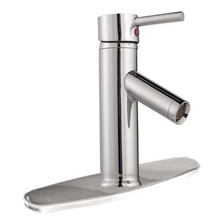 Chrome Widespread Plate Single Hole Bathroom Sink Faucet ...
