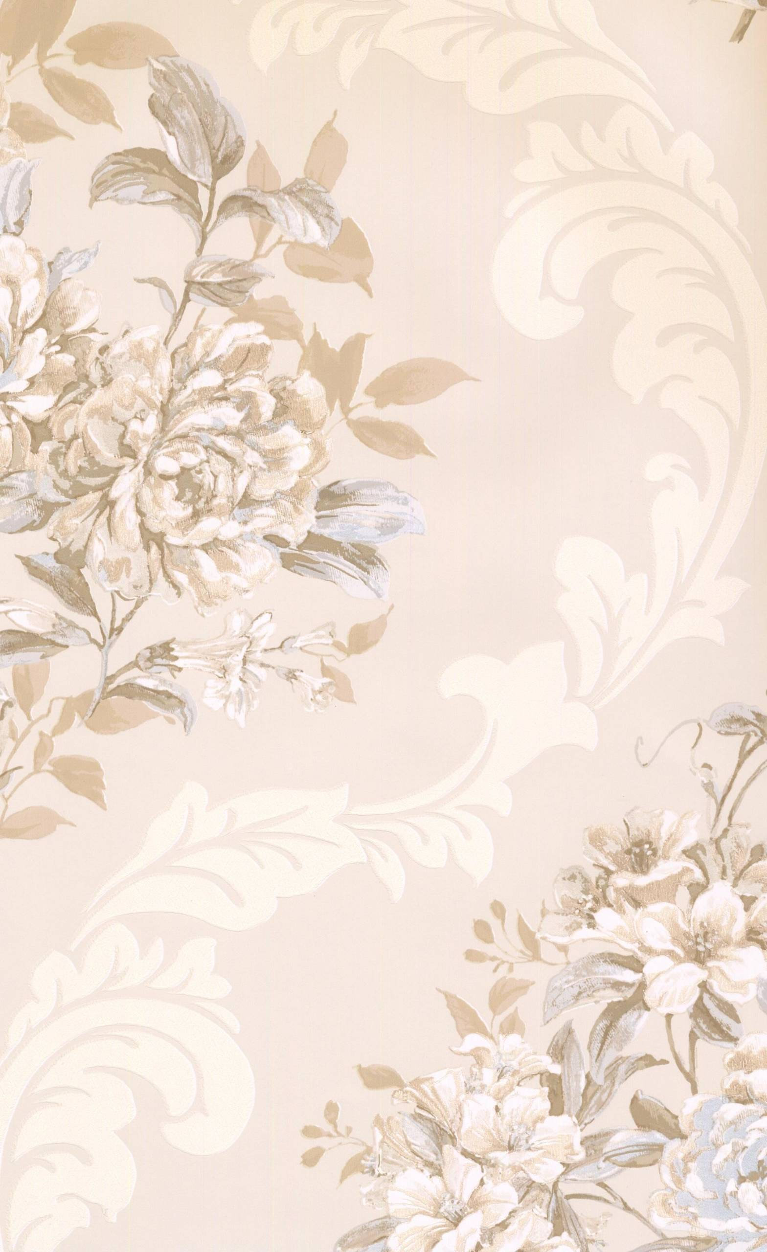 Floral, Modern Prepasted Colorful Wallpaper, Sample - Contemporary ...