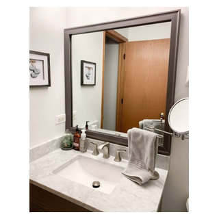 Morgan Framed Wall Mirror, 22"x30" - Transitional - Bathroom Mirrors ...