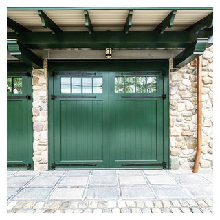 Carriage Doors - Modern - Garage - New York - by Upstate Door | Houzz