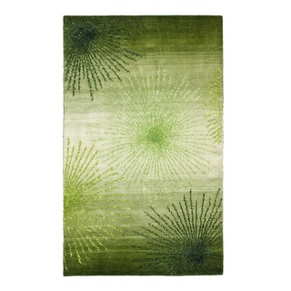 Safavieh Soho Soh712G Rug, Green/Multi, 7'6" x 9'6" - Contemporary ...