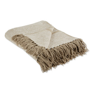 Stone Stripe Homespun Throw - Transitional - Throws - by Design Imports ...