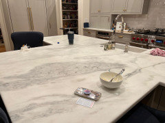 leathered or honed shadow storm marble