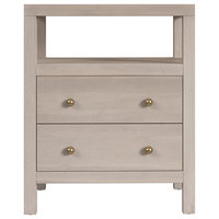 Nora 2-Drawer Nightstand - Transitional - Nightstands And Bedside Tables - by Butler Specialty ...
