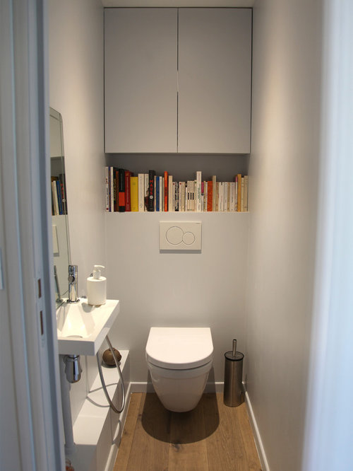 Photos et idées déco de WC et toilettes avec un placard à porte ...