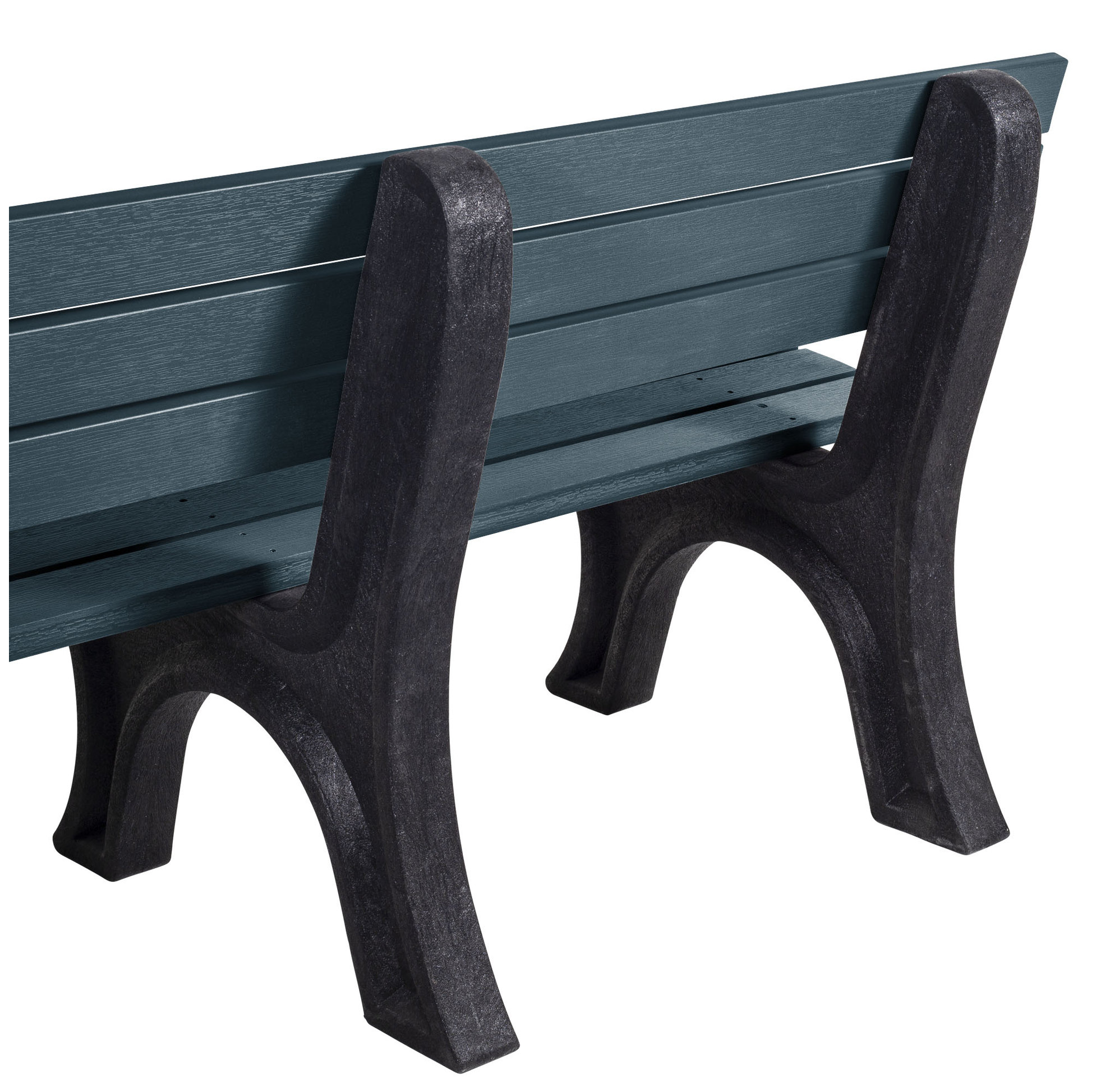 Aurora Traditional 6' Park Bench, Weathered Acorn - Contemporary ...