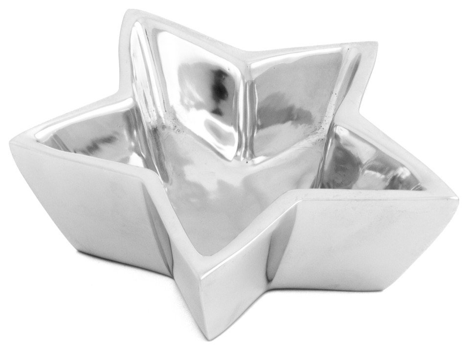 Nambe Mini Star Shaped Bowl 5 inches - Contemporary - Serving And Salad ...