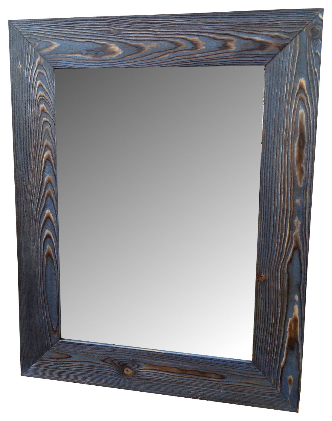 Navy Blue Mirror, Vanity Mirror - Rustic - Wall Mirrors - by Alexander ...