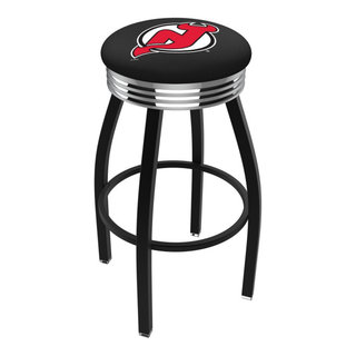 Holland L8B3C New Jersey Devils 25" Counter Stool - Black/Chrome ...