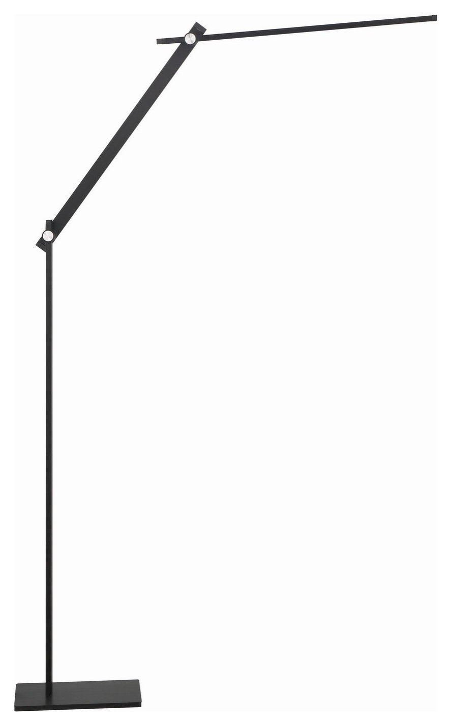 Task Portables LED Floor Lamp, Anodized Brush Coal - Modern - Floor ...