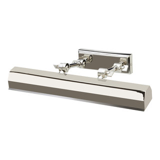 Chawton 1 Light Medium Picture Light in Polished Nickel - Transitional ...