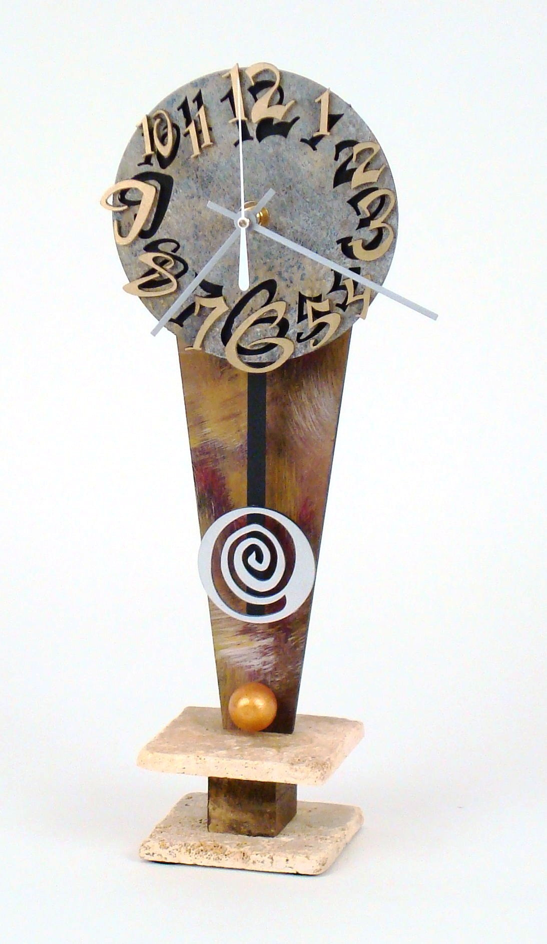 Type I Table Clock - Contemporary - Desk And Mantel Clocks - by david ...