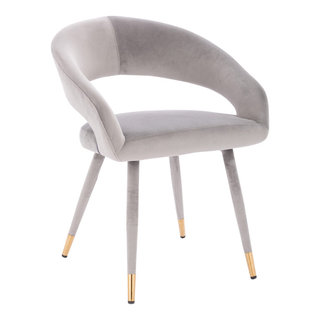 Darius Velvet Dining Chair (set of 4 ) - Midcentury - Dining Chairs ...