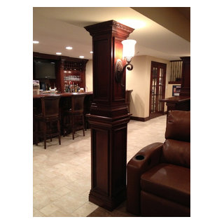 Basement Columns - New York - by Finished Basement NJ | Houzz UK