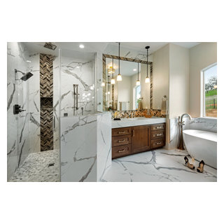 Folsom New construction Master Bathroom Design 1 - Classique Chic - Salle de Bain - Sacramento ...