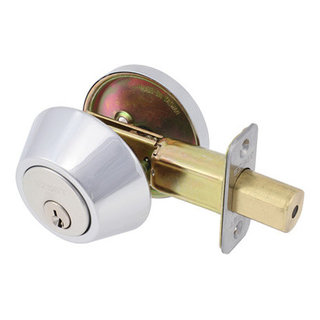 Delaney Hardware Single Cylinder Deadbolt - Transitional - Door Locks ...