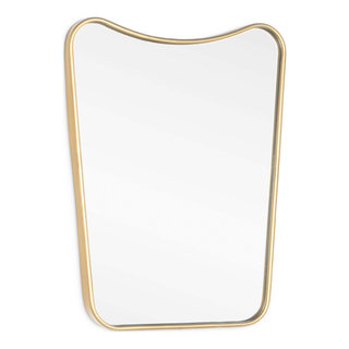 Ellison Gold Metal Wall Mirror 23" x 30" - Modern - Wall Mirrors - by ...
