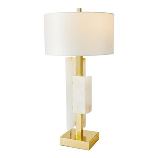 Posh Block Table Lamp - Contemporary - Table Lamps - by Lighting ...