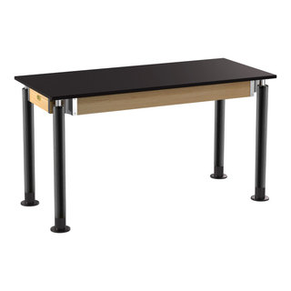 NPS Signature Science Lab Table, Black, Chemical Resistant Top ...