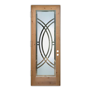 Front Door - Demi Circle - Fiberglass Smooth - 30" x 80" - Book/Slab ...