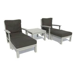 Bespoke Chaise Set With Side Table - Transitional - Outdoor Lounge Sets ...
