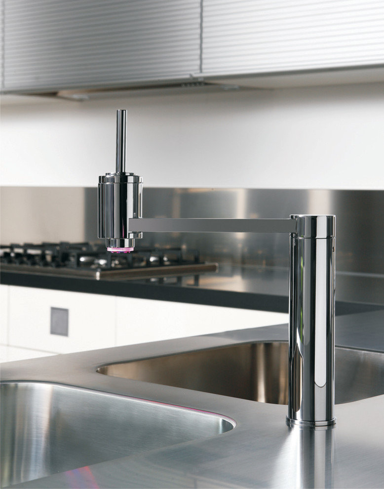 Joystick Faucet, Brushed Nickel - Contemporary - Kitchen Faucets - by ...