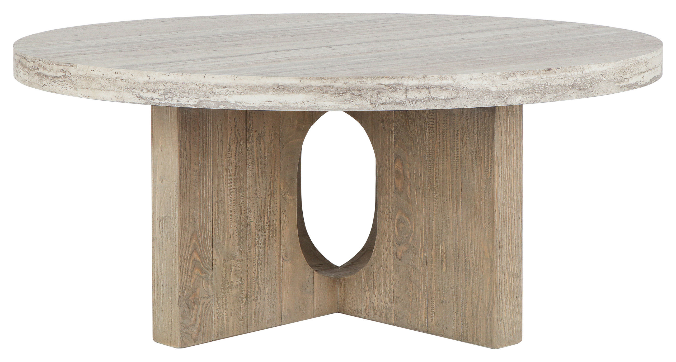 Talbot 42" Round Coffee Table - Farmhouse - Coffee Tables - by Kosas ...