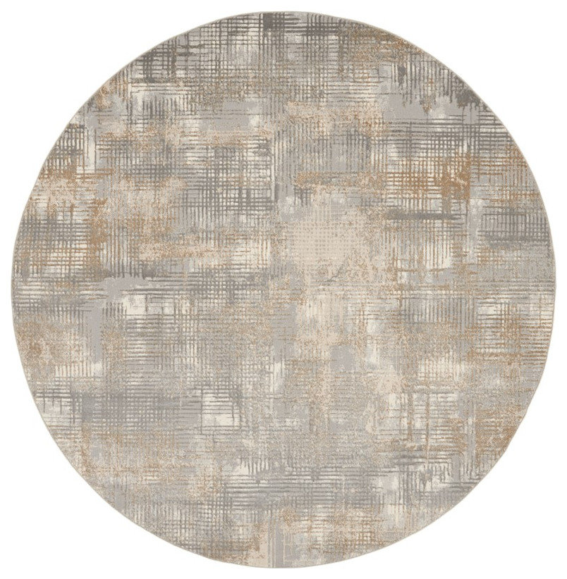 Nourison Ck950 Rush Round Area Rug, 4'xround - Contemporary - Area Rugs ...