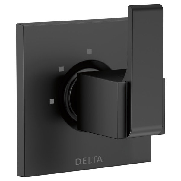 Delta Ara 3-Setting 2-Port Diverter Trim, Matte Black, T11867-BL - Tub ...
