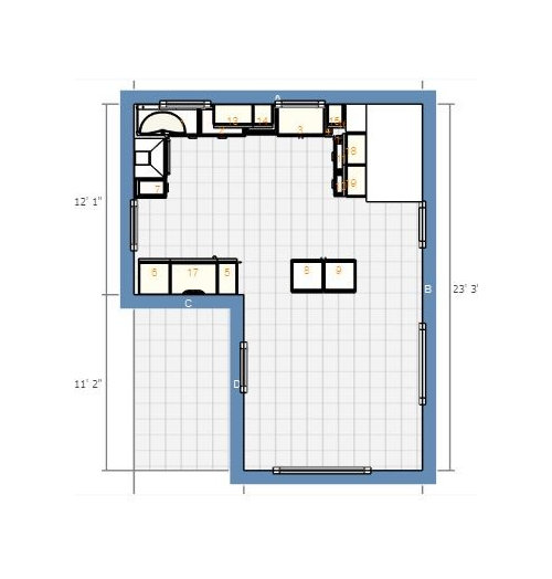kitchen design problem