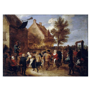 Abraham Teniers Rural Feast, 21"x28" Wall Decal, 21x28 - Traditional ...