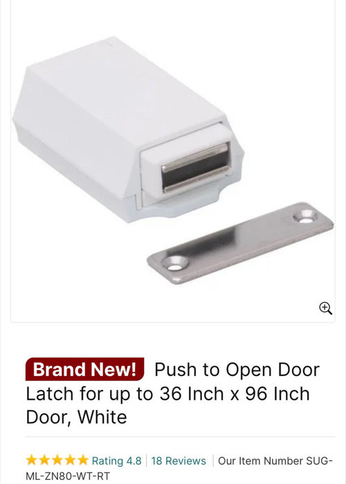 Sugatsune Magnetic Latch for Slab Cabinets