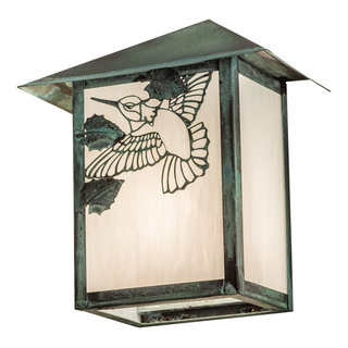 9 Wide Seneca Hummingbird Wall Sconce - Tropical - Wall Sconces - by ...
