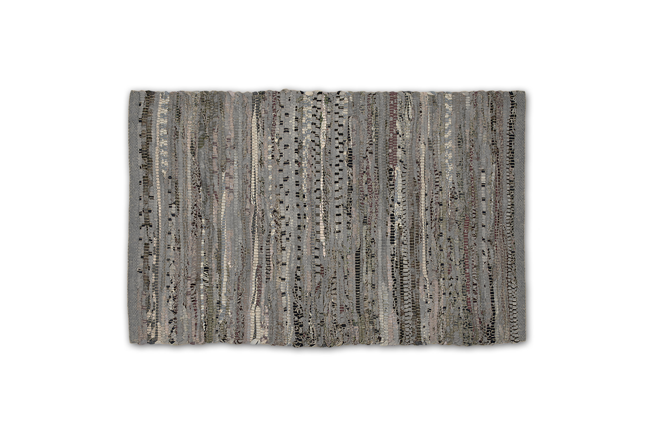DII Rag Rug Multi Gray 50x80Cm - Farmhouse - Area Rugs - by Design ...